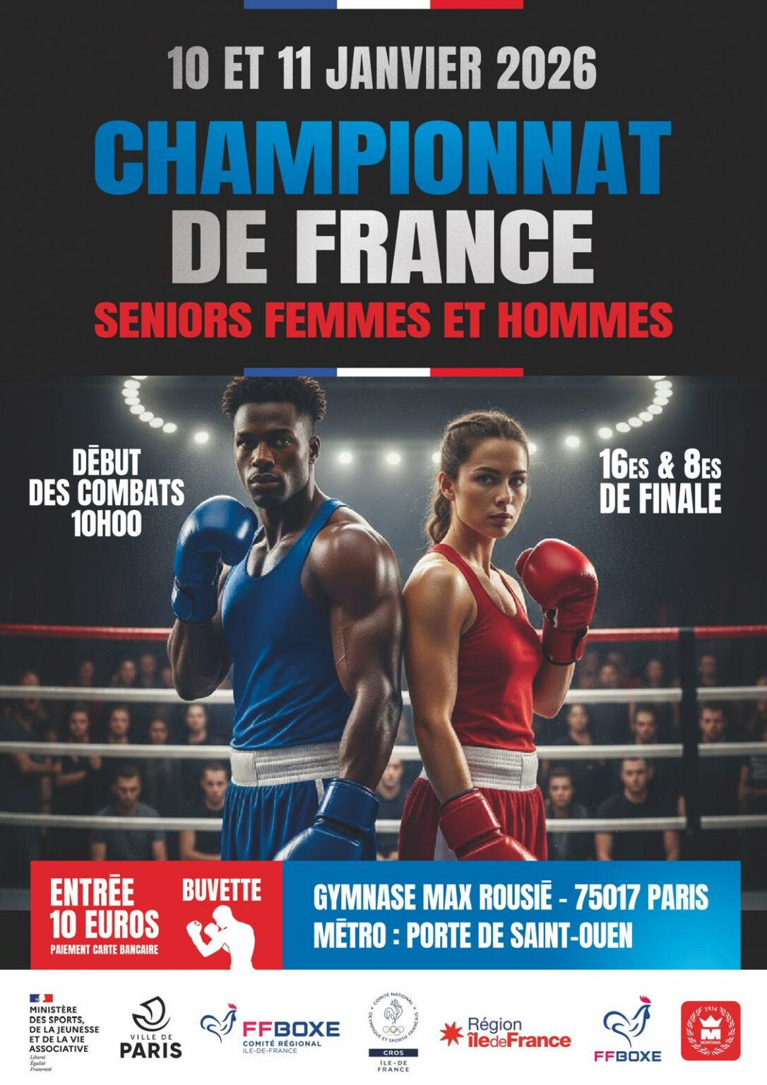 Championnat de France de Boxe 2025/2026 1/16 ET 1/8 | Comité d'Île-de ...
